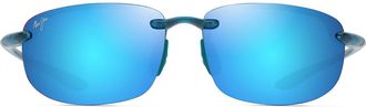 Maui Jim BLUE HAWAII HOOKIPA SHINY TRANS BLUE 64