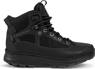Joya Montana Boot PTX Black II - Damen Outdoorstiefel aus Leder und Textil-Elementen/wasserabweisender Trekkingschuh