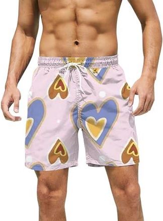 Generic Short d&eacute;contract&eacute; confortable et graphique imprim&eacute; chaud pour homme taille &eacute;lastique short d&eacute;contract&eacute; short de basket-ball pour homme, LP3, 3XL