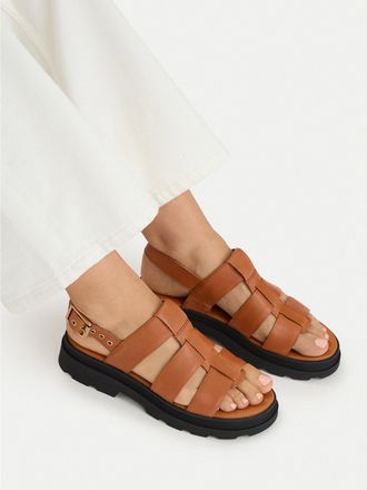 Clarks Sandalen Clarks Orinoco3 Strap 26186587 Braun
