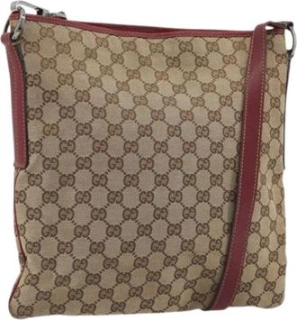 Gucci Sac bandouli&egrave;re vintage GG Canvas Pre-owned - Femme - Pre-owned - Beige - Taille: ONE Size