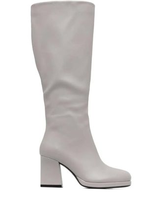 Pinko Stiefel mit eckigem Absatz - Grau