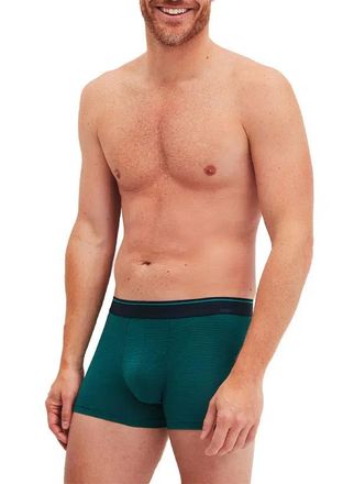 CALIDA Herren Unterw&auml;sche gr&uuml;n Baumwolle gestreift