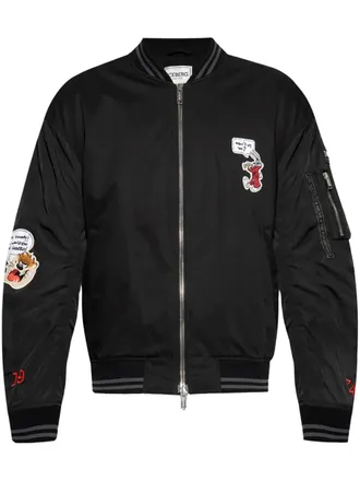 Iceberg veste à imprimé graphique - Noir