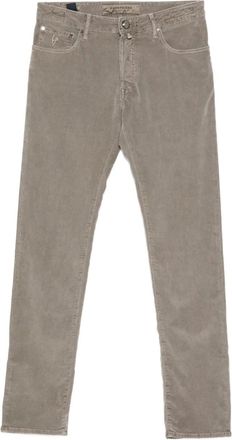 Hand Picked pantalon ample à coupe sarouel - Gris