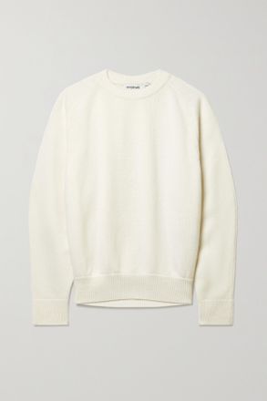 FFORME Pull En Cachemire À Plis Hannah - Net Sustain - Blanc cassé