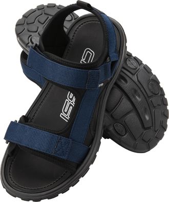 Cressi Pete Sandal Black/Blue Navy 42 - Unisex Sandale ideal f&uuml;r Sommertage am Strand, entwickelt f&uuml;r Komfort und Zweckm&auml;&szlig;igkeit in Wasserumgebungen, Schwarz