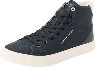 Tommy Hilfiger Herren Vulcanized Sneaker Summer Schuhe, Blau (Desert Sky), 46
