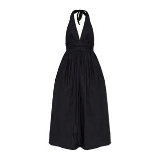 Matteau Plunge Halter Dress - - Dresses - Damen - Schwarzk - M