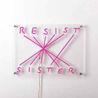Seletti [NEUWERTIG] Seletti Resist Sister Led Deko Wandleuchte Lampe Fuchsia Wandbeleuchtung B-Ware