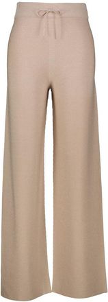 Fabiana Filippi Damen Strickhose mit Baumwolle und Viskose Wide Fit