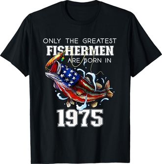 BDAZ 51. Geburtstag 1975 Fisherman Barsch Angeln 51 Jahre alt T-Shirt