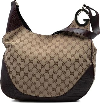 Gucci sac à bandoulière GG Canvas (2016-2025) - Marron