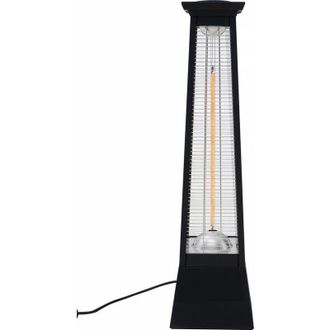 Habitat et Jardin Habitat Et Jardin - Elektrische Strahlungsheizung aus Kohlefaser Volcano - 2000W - Schwarz