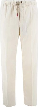Kiton Homme, Pantalons, Beige, Taille: W37 Pantalon Droit Tailleur