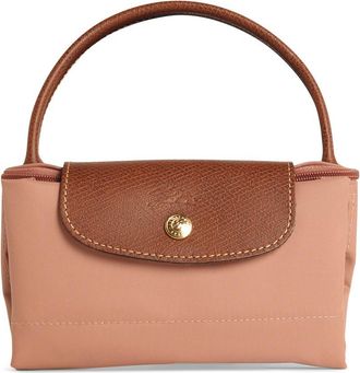 Longchamp &laquo;Le Pliage Original&raquo; S Sac en polyamide &agrave; th&eacute; rose