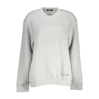 Cavalli Femme, Sweatshirts et sweats &agrave; capuche, Gris, Taille: 44 FR SweaT-shirts