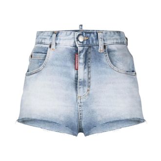 Dsquared2 Femme, Shorts, Bleu, Taille: 36 FR Shorts en denim &eacute;l&eacute;gant