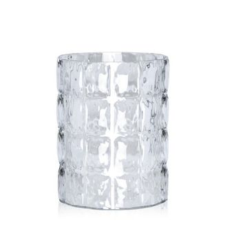 Kartell 1225B4 Vase Matelasse, 30 x 23 cm, glasklar