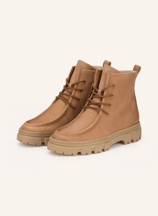 Paul Green Schn&uuml;rboots braun