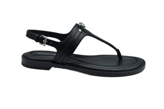 Michael Kors Sandalen - Black Low Top Shoes With Thong Design - Gr. 7_5 - in Schwarz - f&uuml;r Damen