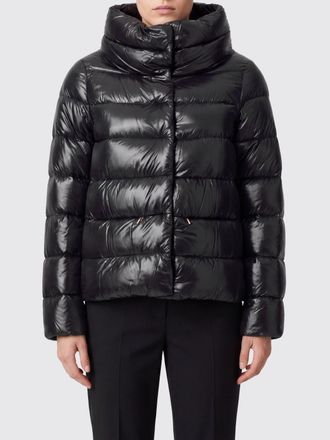 Herno Kurze gesteppte Ultraleicht-Nylon-Daunenjacke mit Stehkragen und Kordelzug