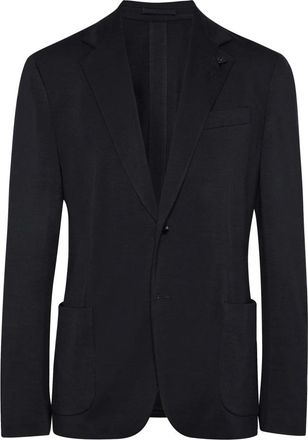 Lardini Homme, Vestes, Noir, Taille: 2XL Easy Wear Drop Jacket