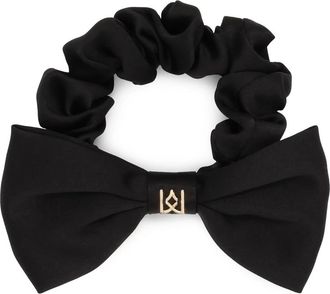 Kazar Savenna Seiden-Satin-Scrunchie - - Accessories - Damen - Schwarzk - ONE SIZE