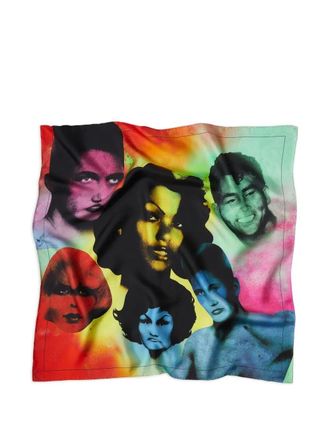 Versace Foulard 70X70 Bio Silk Twill The Party Inkjet Print