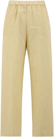 Aspesi Femme, Pantalons, Beige, Taille: 36 FR Wide Pantalons