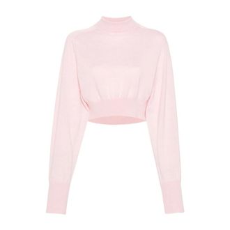 Sportmax Femme, Pulls, Rose, Taille: 38 FR Ululato Sweater