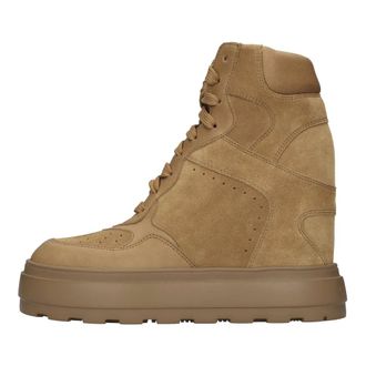 Casadei Femme, Chaussures, Brun, Taille: 38 EU Baskets montantes en daim