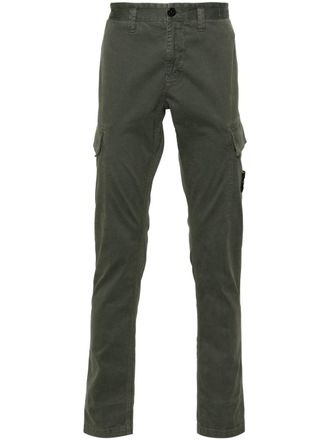 Stone Island pantalon en coton biologique - Vert