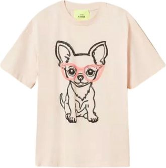 Twinset Femme, Tops, Rose, Taille: 38 FR T-shirt Oversize Myfo