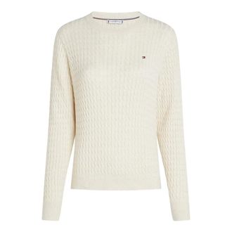 Tommy Hilfiger Damen, Strickwaren, Beige, LGr&ouml;&szlig;e