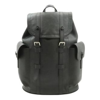 Louis Vuitton Christopher PM Sac &agrave; Dos en Cuir Epi Pre-owned - Femme - Pre-owned - Noir - Taille: ONE Size