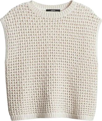 someday Tarisela Stricktop - - Knitwear - Damen - Wei&szlig; - L