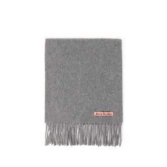 Acne Studios Echarpe &agrave; franges en laine