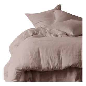 Haomy Housse de couette Dili en voile de coton Haomy