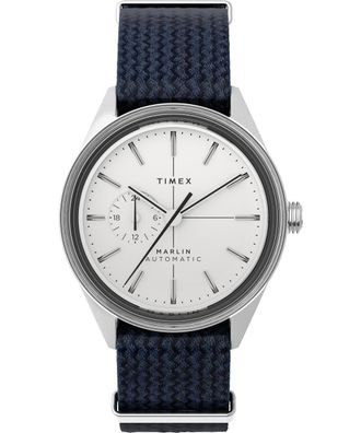Timex Marlin Jet Automatik Herrenuhr Blau TW2V72300
