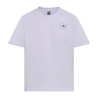 adidas by Stella McCartney Femme, Sport, Violet, Taille: 38 FR Logo T-shirt
