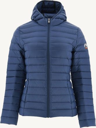 Jott Doudoune l&eacute;g&egrave;re &agrave; capuche Bleu jeans Cloe - Taille S