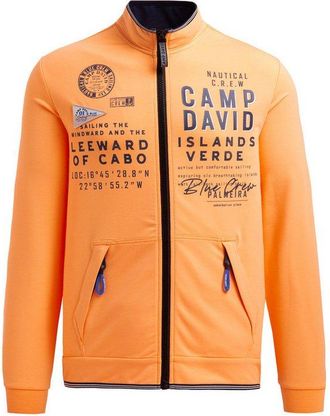 Camp David Sweatjacke mit reflektierenden Details