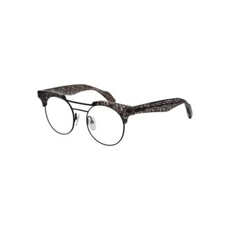 Yohji Yamamoto Femme, Accessoires, Noir, Taille: ONE Size Montures Optiques Noires pour Femmes Style Panto