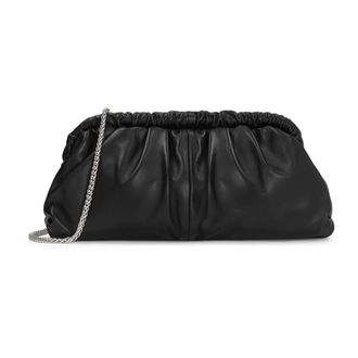Kazar Femme, Sacs, Noir, Taille: ONE Size Sac &agrave; main noir en cuir avec effet de volume doux