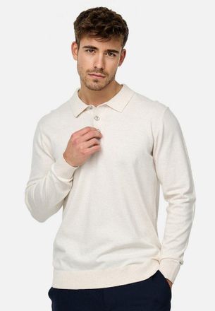 Indicode Strickpullover Herren INChips Pullover Feinstrick-Pullover im Polo-Stil