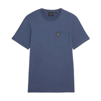 Lyle & Scott Small Logo Pocket Tee - - Tops - Herren - Blau - S
