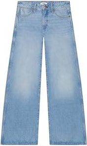 Wrangler Jean World Wide, Coupe Large, pour Femme, Rocky Wash, 30W x 30L