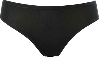 CALIDA Damen Slip Balance, schwarz, Unterhose aus Baumwolle, Lyocell und Elastan, ohne Verschluss, Größe: 48/50