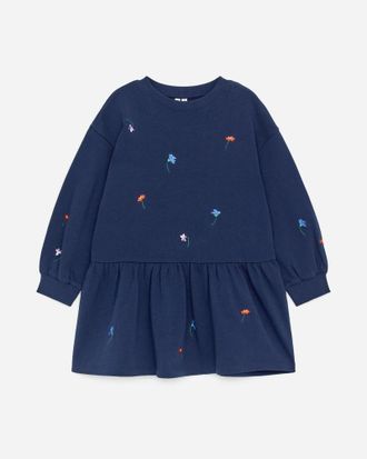 Arket Oversized Sweatshirtkleid -Blau